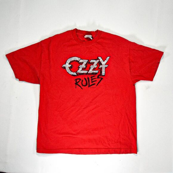 Aaa | Shirts | Vintage Y2k Ozzy Osbourne Ozzy Rules Tshirt Xl | Poshmark